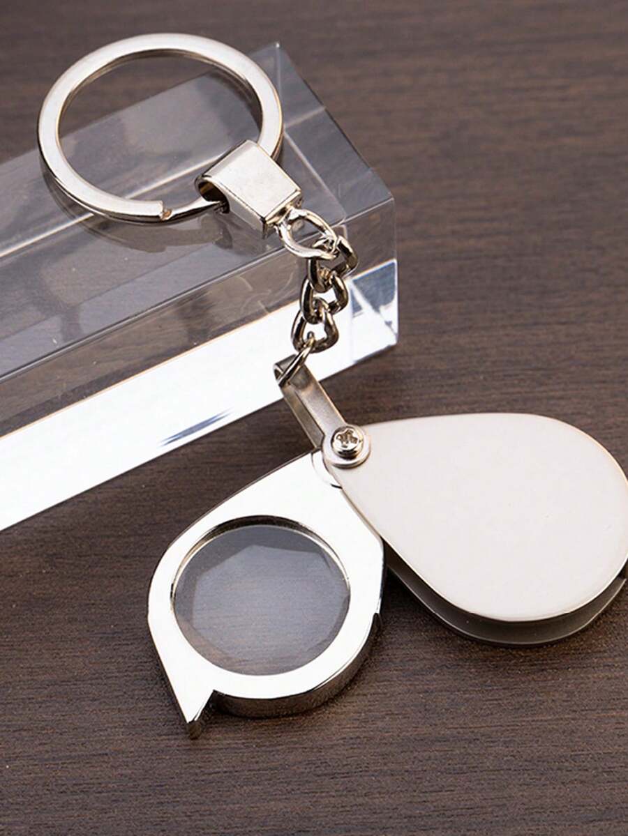 1pc Magnifying Glass Keychain - Portable Folding Pocket Magnifying ...
