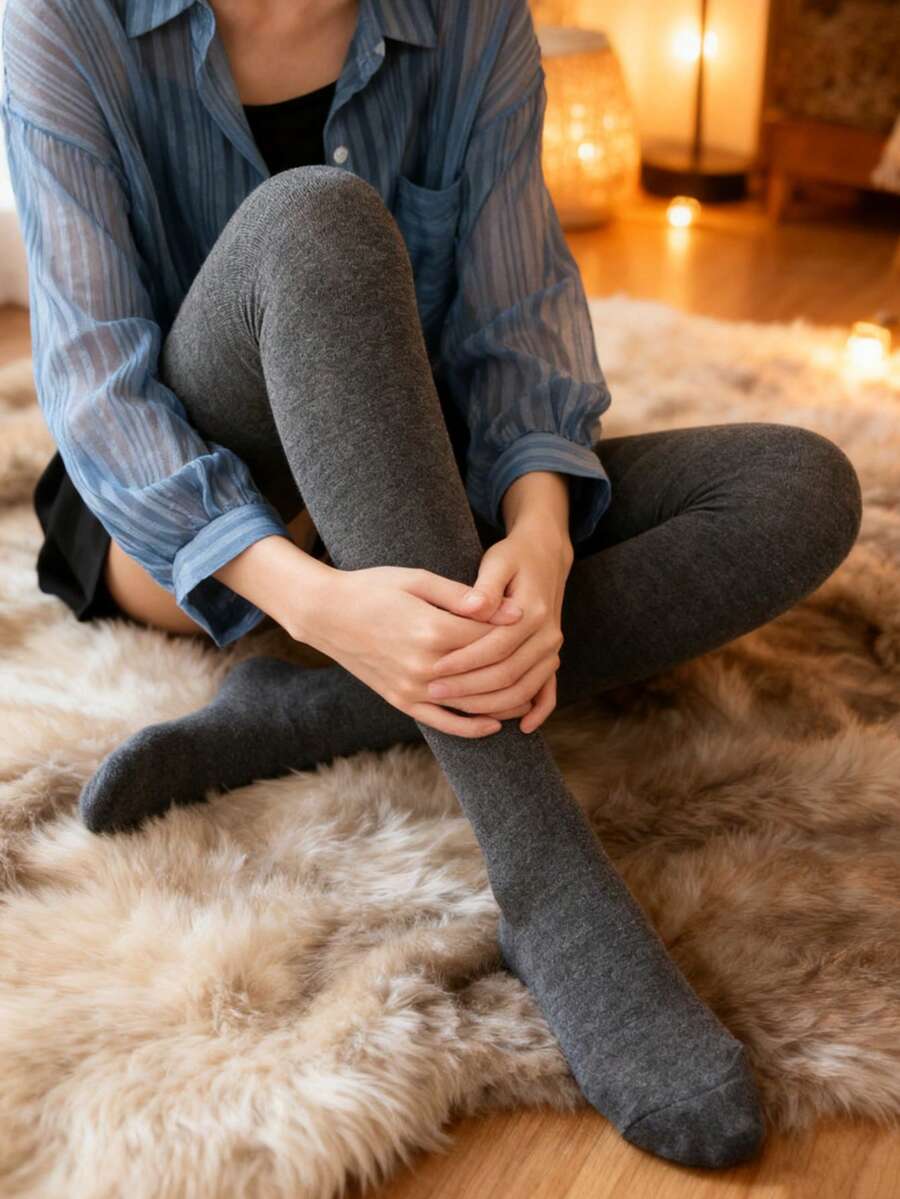 Extra Long Socks Thigh High Socks Extra Long Boot Stockings For Women ...