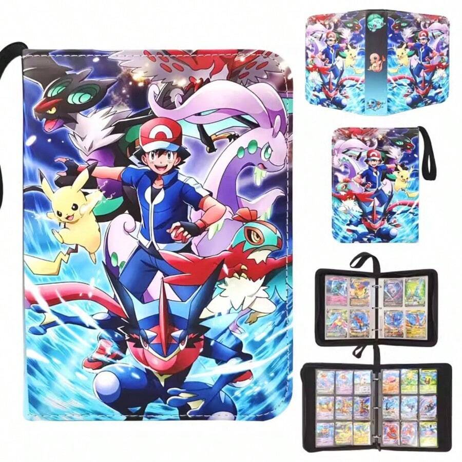 pokemon Pokemon Card Binder With 50 Removable Transparent Insert Pages ...