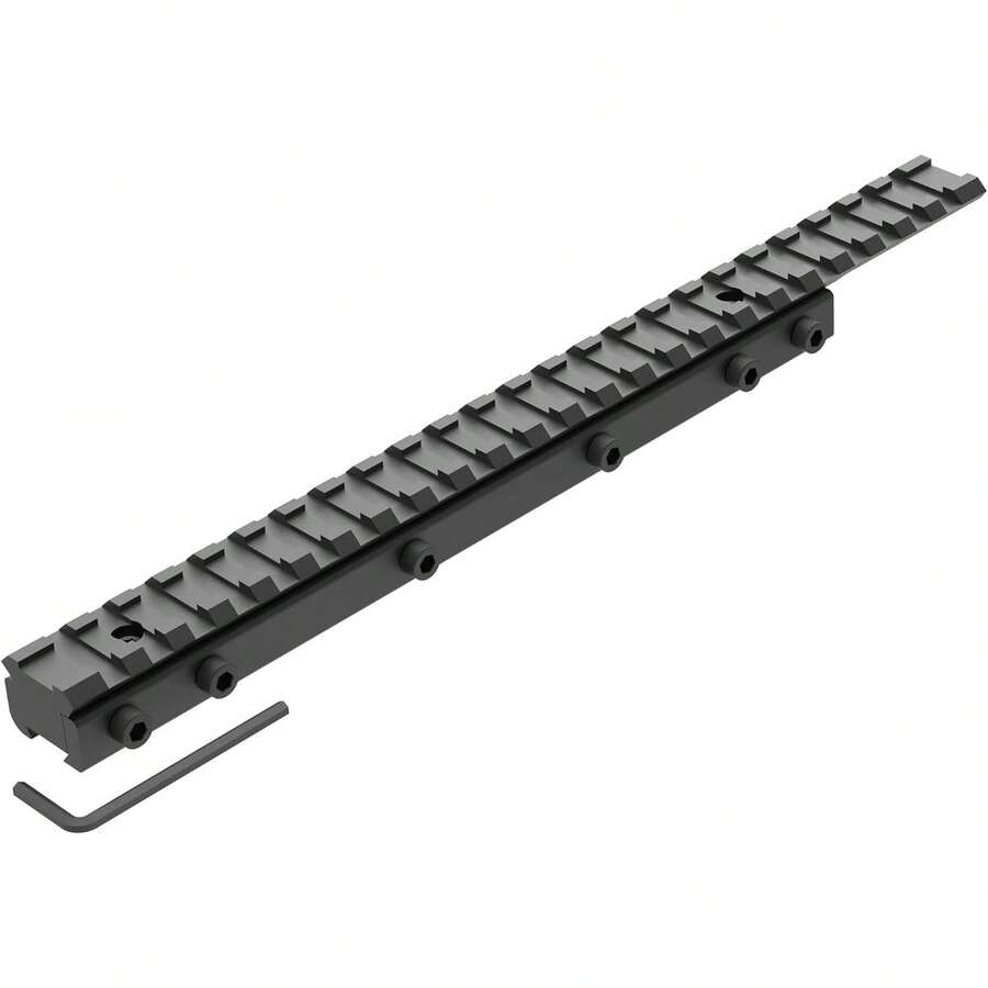 24 Slots 11mm To 21mm Extended Dovetail To Picatinny Rail Adapter, 3/8 ...