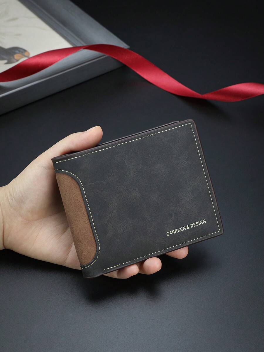 CARRKEN New Vintage Men's Wallet, Fashion Multi-Card Slots Large ...
