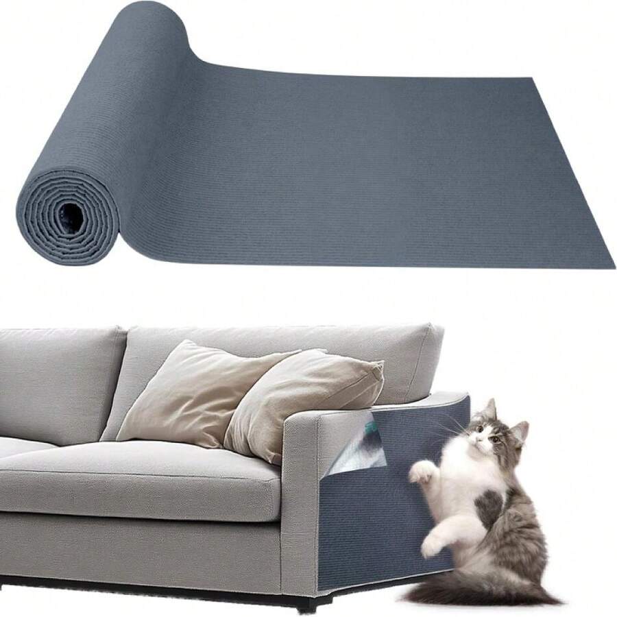 Cat Scratching Mat Self-Adhesive, 23.6'' X 15.8'' Triable Cat Scratch ...