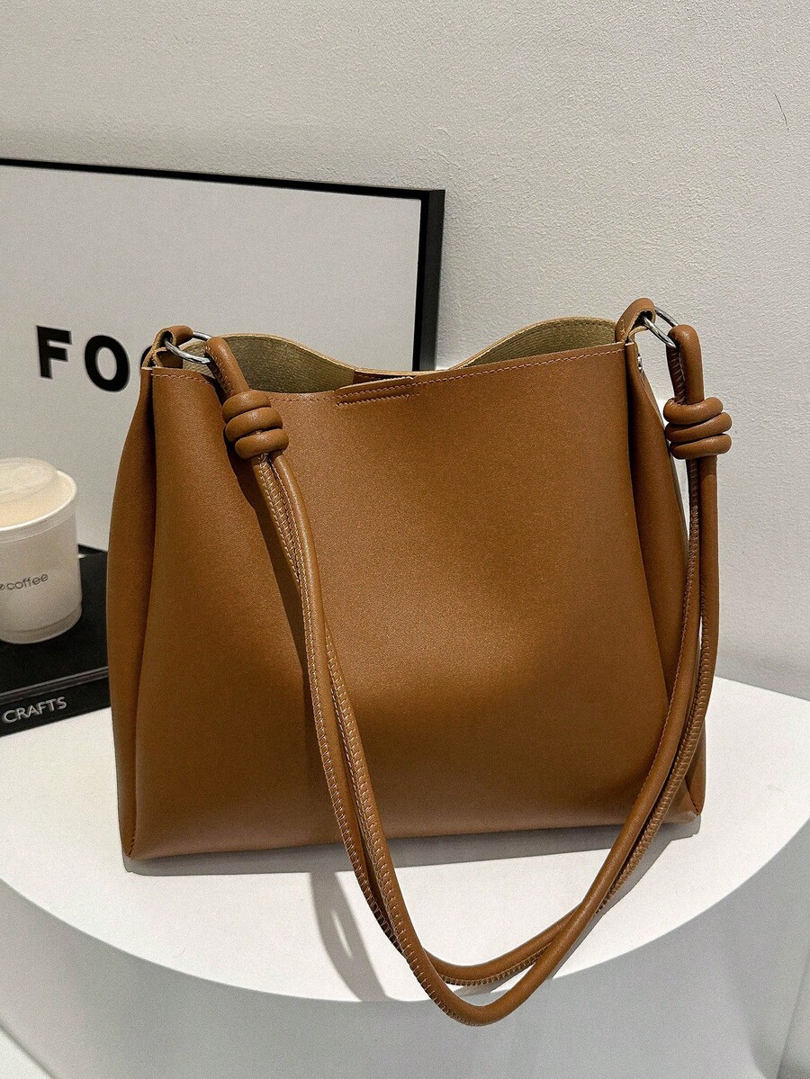 Light Luxury New PU Fashion Design High-End Tote Bag | SHEIN USA