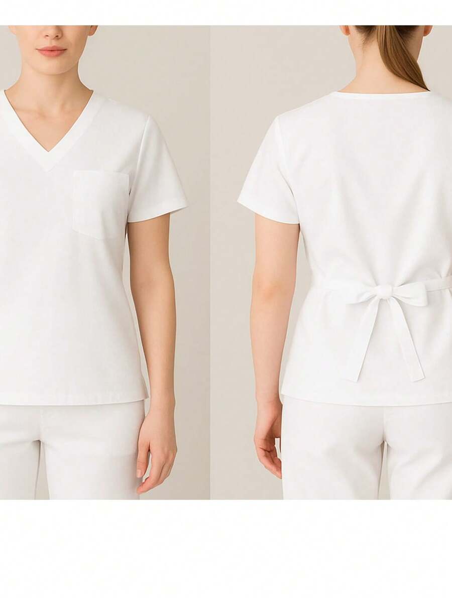 Women's Surgical Scrub Hospital Pajama Set With Waistband, Various ...