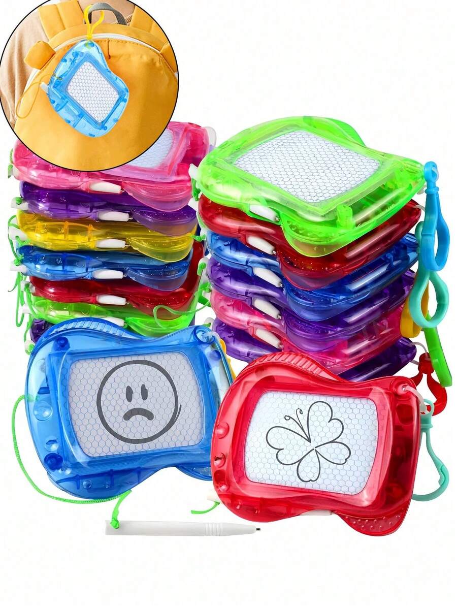 Mini Magnetic Drawing Board Set, Portable Erasable Doodle Sketch Pad ...