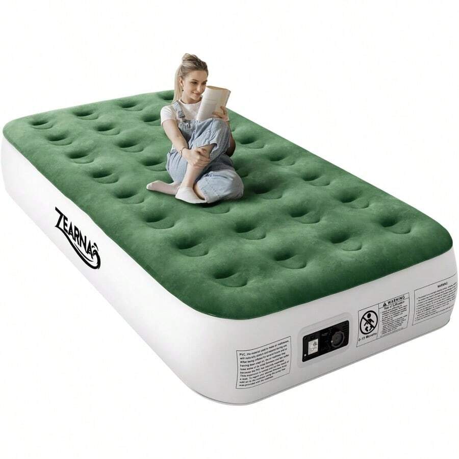 Air Mattress With Built In Pump Upgraded Twin Blow Up Mattress 2 Mins ...