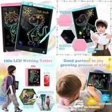 KTEBO® 2 Pack 10 Inch LCD Writing Tablet For Electronic Drawing Pad And ...