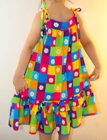 Dealçinha Children's Youth Dress With Autistic Symbol Print | Mode de ...