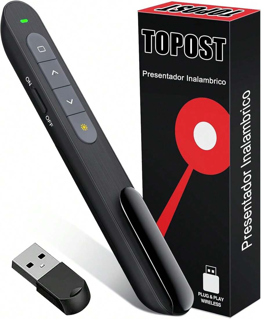Wireless Presenter For Slideshows And Presentations, Compatible With ...