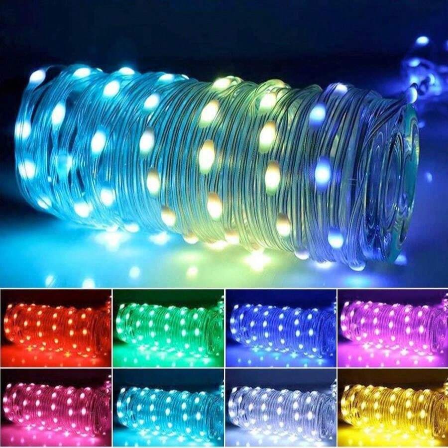 WoopStrip 32ft USB Powered Color Changing LED Fairy Lights Strip With ...