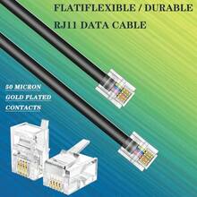 Ubramac 15 Feet Long Telephone Extension Cord Phone Cable Line Wire ...