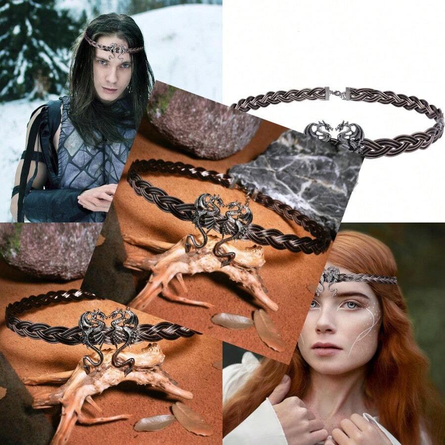 Circlet Crown Fairy Viking Headpiece Celtic Tiara Headband For Men ...