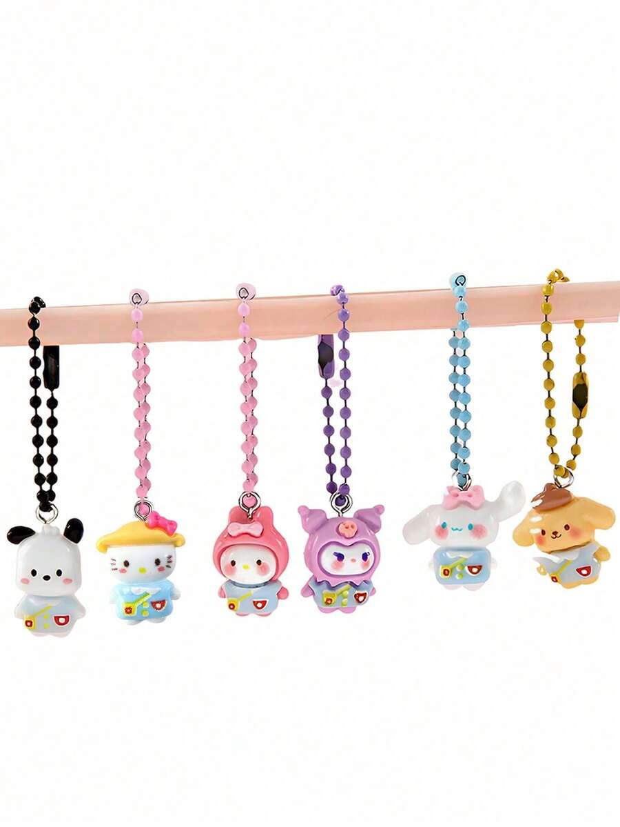 Sanrio 7Pcs/Set Hello Kitty Kuromi Cinnamoroll My Melody Cartoon ...