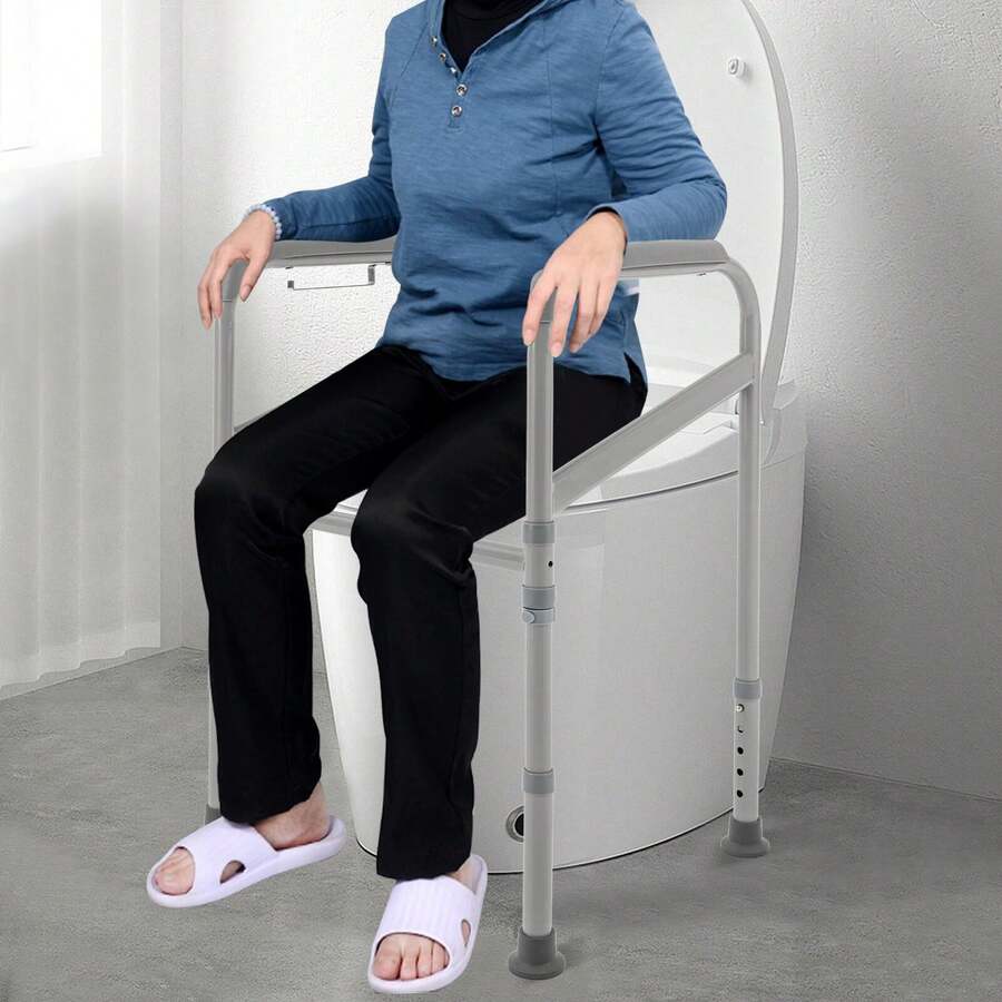 Toilet Surround Frame Bathroom Seat Frame Toilet Safety Support Bar ...
