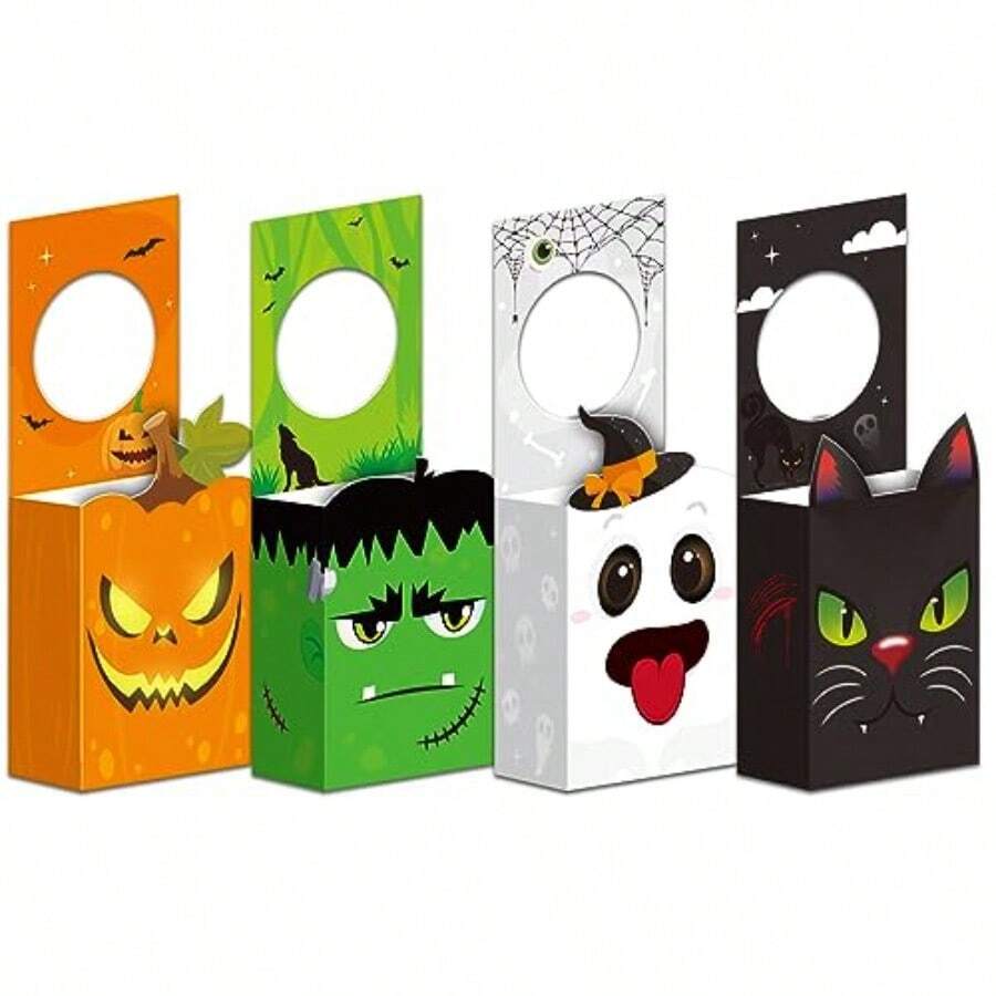 TFDX Halloween Door Hanger Candy Boxes Decoration And Trick Or Treat ...