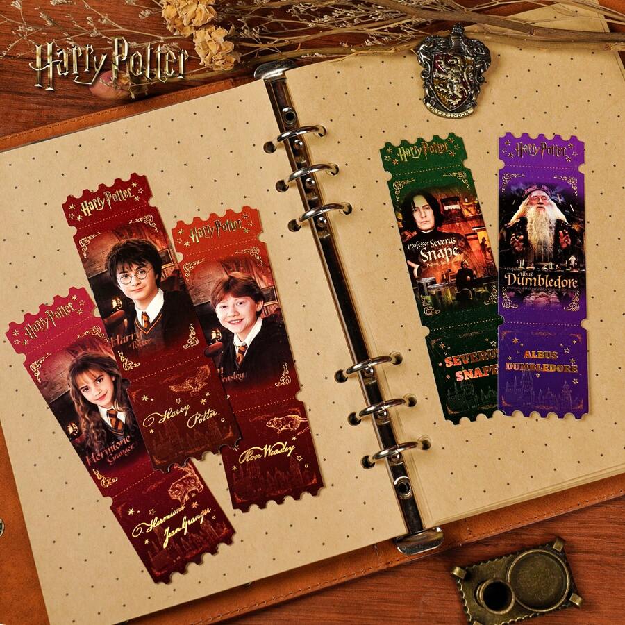 Harry Potter 5Pcs/Set Library Harry Potter Bookmarks, Movie Poster ...