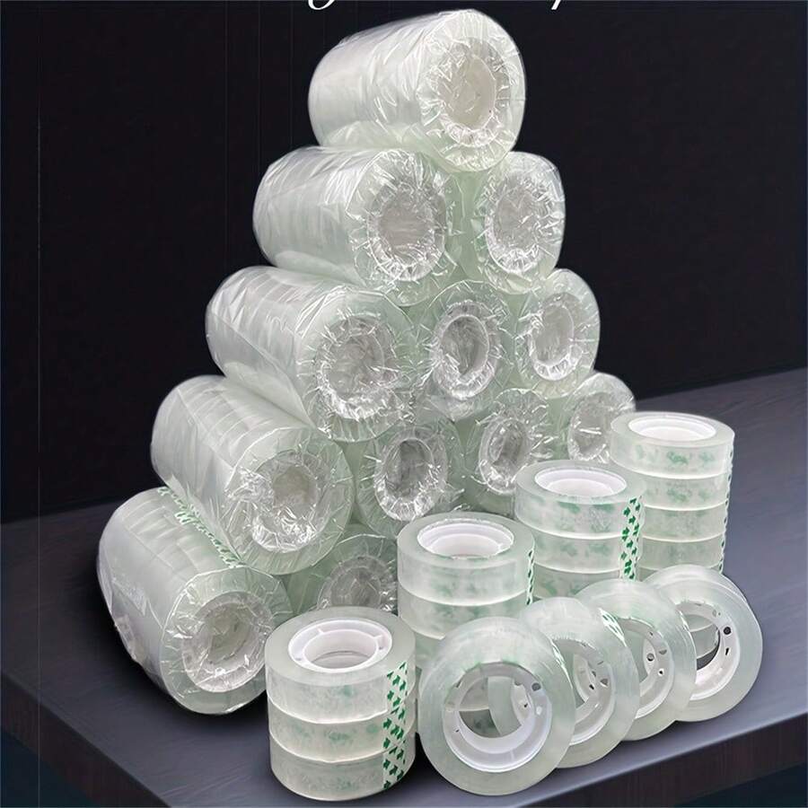 6PCS Transparent Stationery Tape Small Tape Floral Small Tape Office ...