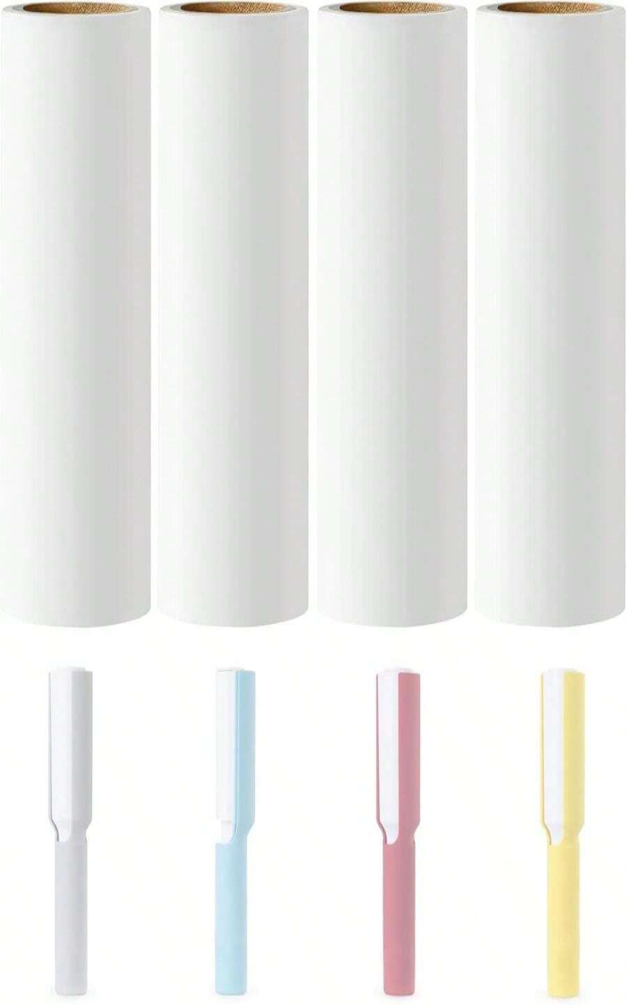 35 Inch Mini Lint Roller Refills Compatible With Flint Classic Retractable Mini Lint Rollers ...