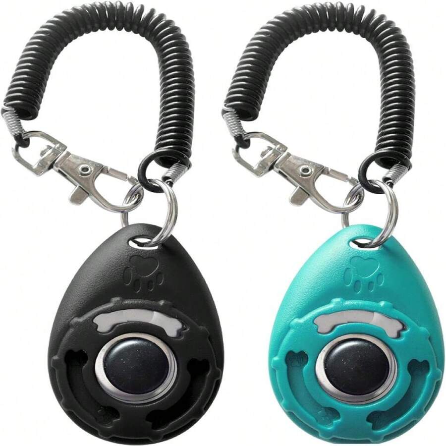 Pet Training Clicker With Wrist Strap - Dog Training Clickers (New ...