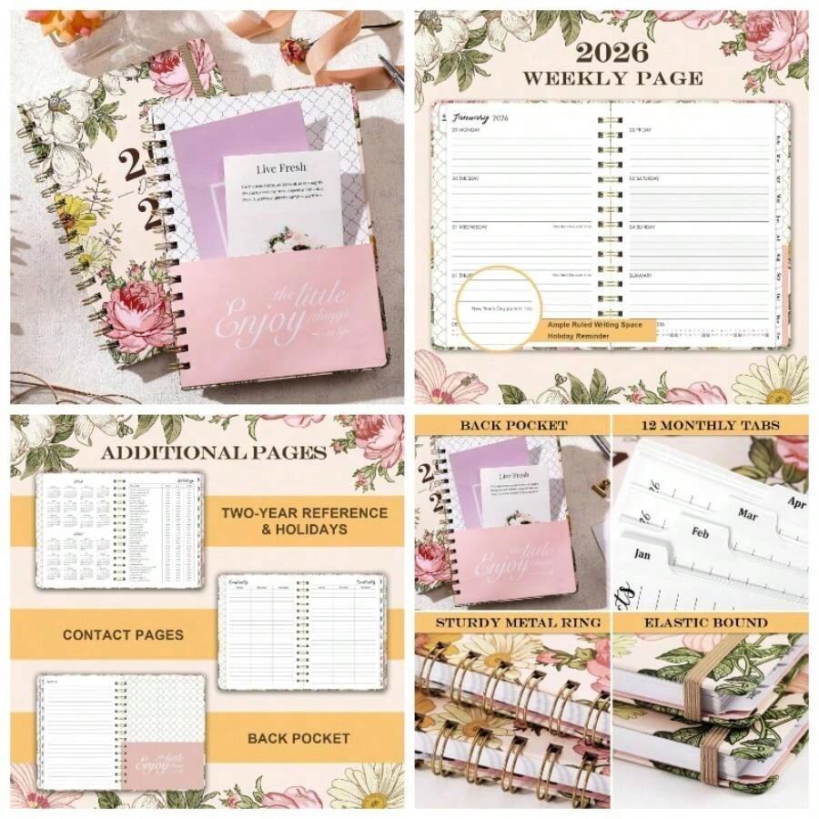 2026 Diary - A5 Diary 2026 Week To View, January 2026 To December 2026 ...