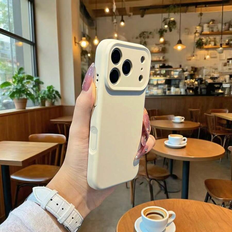 Simple Solid Color Phone Case Compatible With IPhone 17 Air 16 E 15 Pro ...