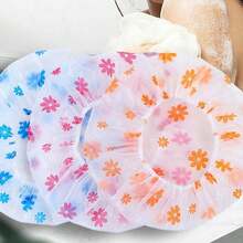 3pcs Polka Dot Pattern Shower Cap, Colorful Multifunction Bath Cap For ...