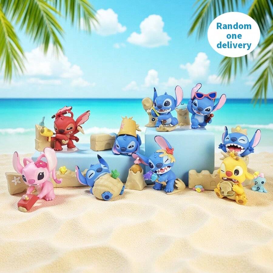 Miniso Caja Ciega de la Serie Disney Little Canary Stitch, Material PVC ...