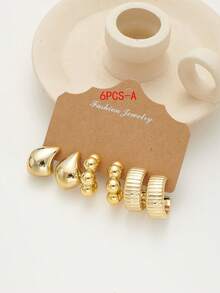 2-18pcs Fashionable & Elegant New Multi-Element Asymmetrical Shaped ...