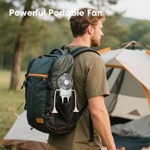 Robot Fan, Fun Desk Fan With Suckers, Rechargeable Portable Fan And ...