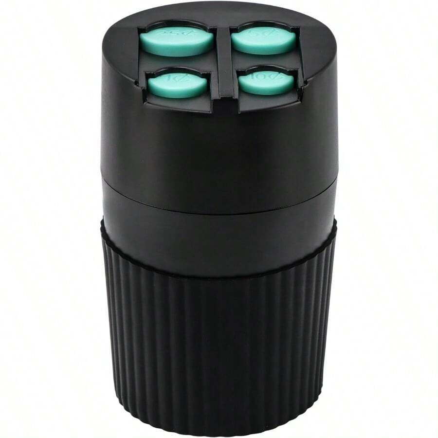 4Slot Car Coin Holder Large Capacity Coin Organizer Universal Car Coin ...