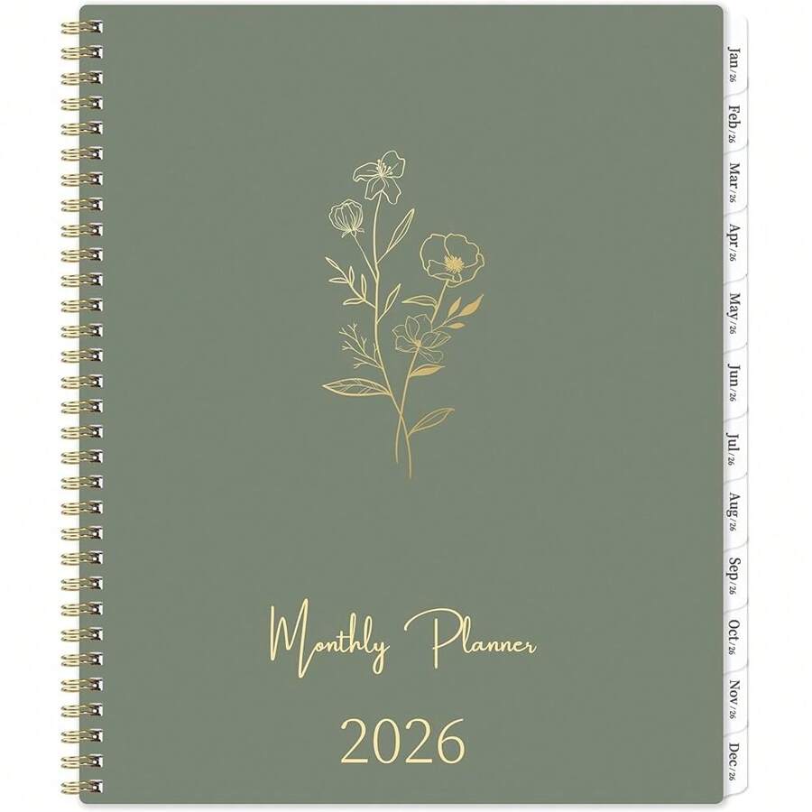 2025 NEW 2026 Monthly Planner - 2026 Calendar Monthly Planner, JAN ...