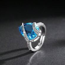 High-End Sea Blue Water Drop Natural Topaz Vintage Sparkling Crystal ...
