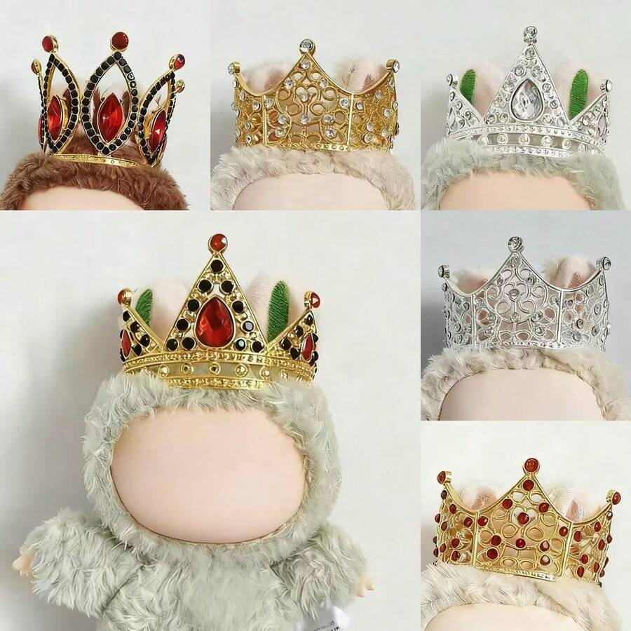 New 1st/2nd/3rd Generation 15-17cm Doll Crown, Prince & Princess Glory ...