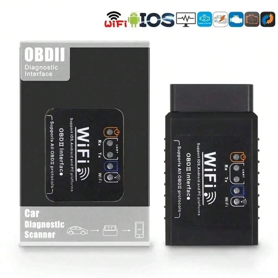 OBD2 WIFI ELM327 V 1.5 Scanner For IPhone IOS /Android Auto OBDII OBD 2 ...
