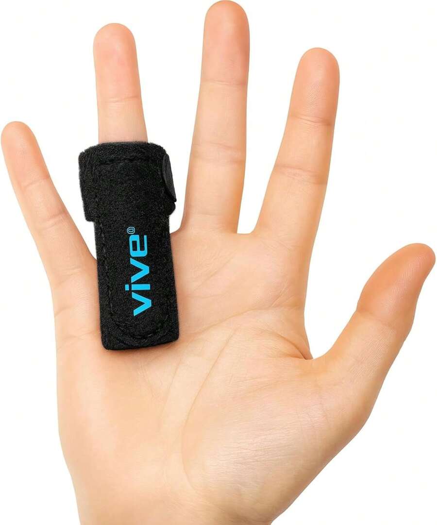 Vive Finger Splint - Support Brace Middle, Ring, Index, Thumb, Pinky ...