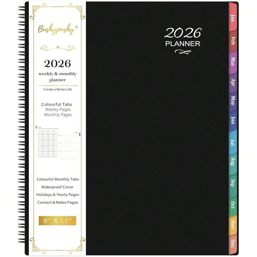 2025 NEW 2026 Planner - 2026 Planner Weekly And Monthly, 2026 Calendar ...