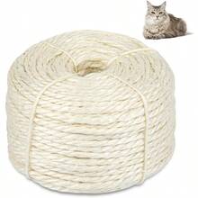 164 Feet Sisal Rope For Cat Scratching Post Natural Cat Tree Rope 4 Mm ...