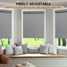 Blackout Roller Shades, Cordless Blinds With Valance, Window Shades For ...
