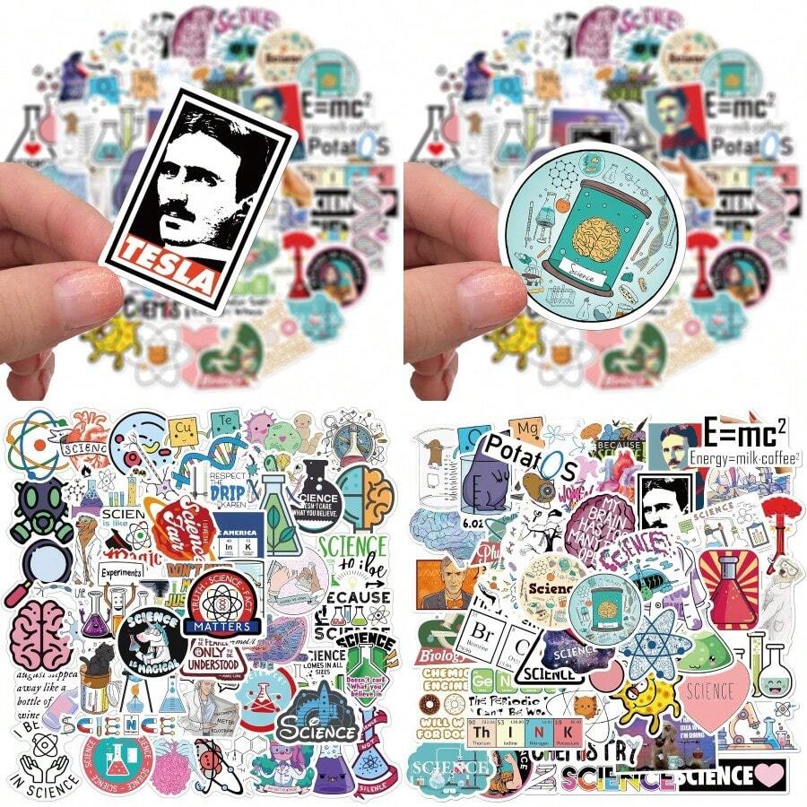 50PCS Funny Science Laboratory Stickers Laboratory For Teens Adults ...