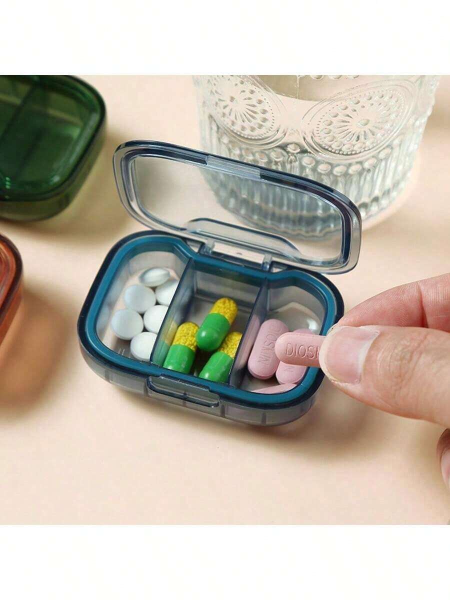 1PC Portable Mini Pill Box Small Size Carry-On Morning, Noon And Night ...