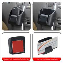 PVC Car Key Holder With Remote Control Slot - Durable Black Storage ...