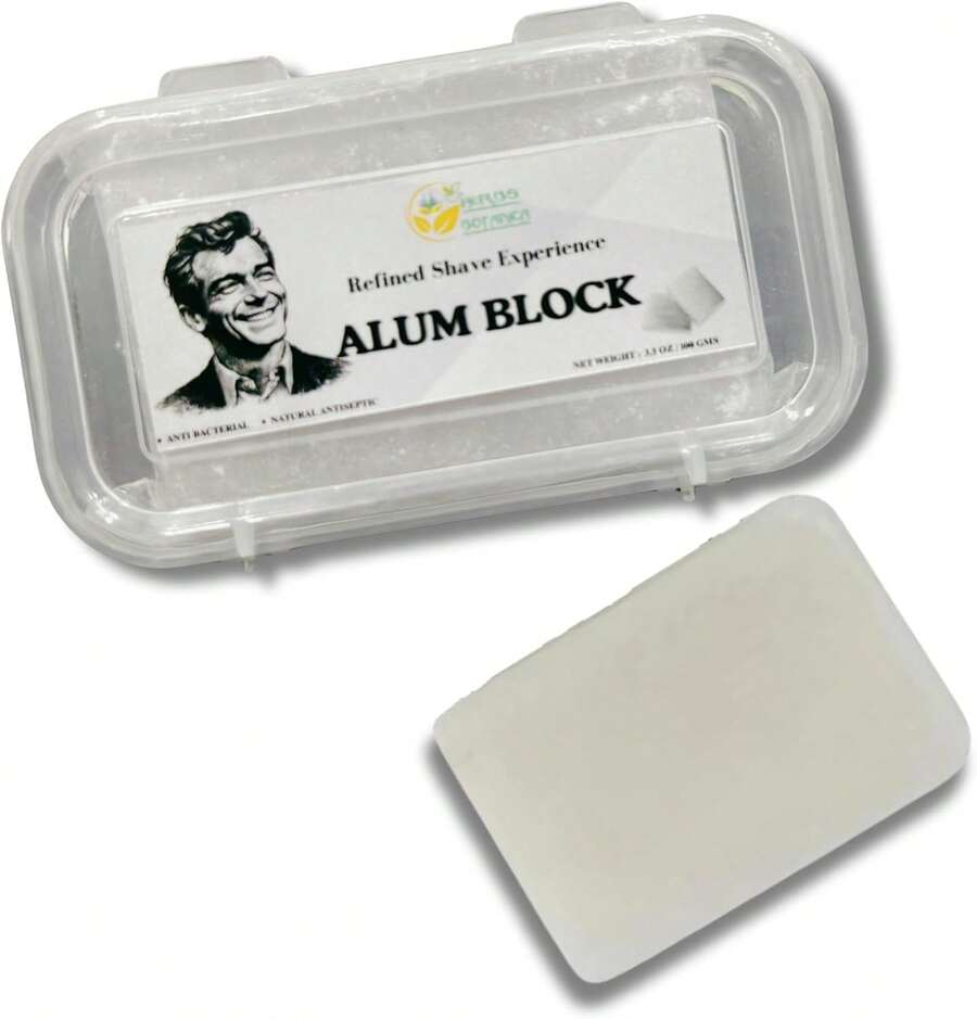Alum Block For Shaving Soothing Aftershave Solution For Men – Stops ...