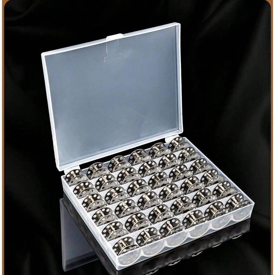 1pc Transparent Sewing Thread Spool Storage Box, Multifunctional Thread ...