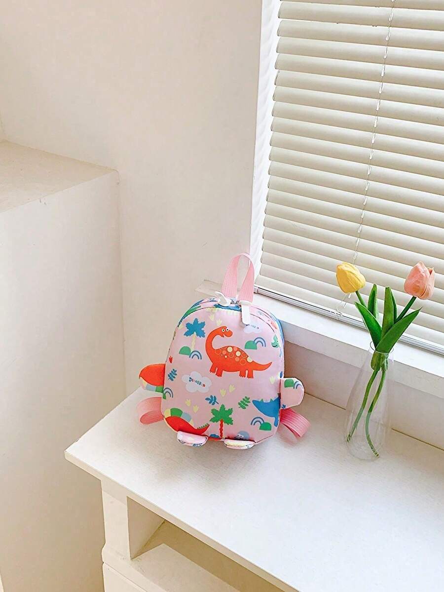 Cartoon Dinosaur Nylon Print Cute Small Backpack For Kids | SHEIN USA