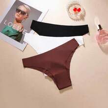 Kit 7 Calcinha Tanga Sem Costura Corte Laser Lingerie Feminina - Cores ...