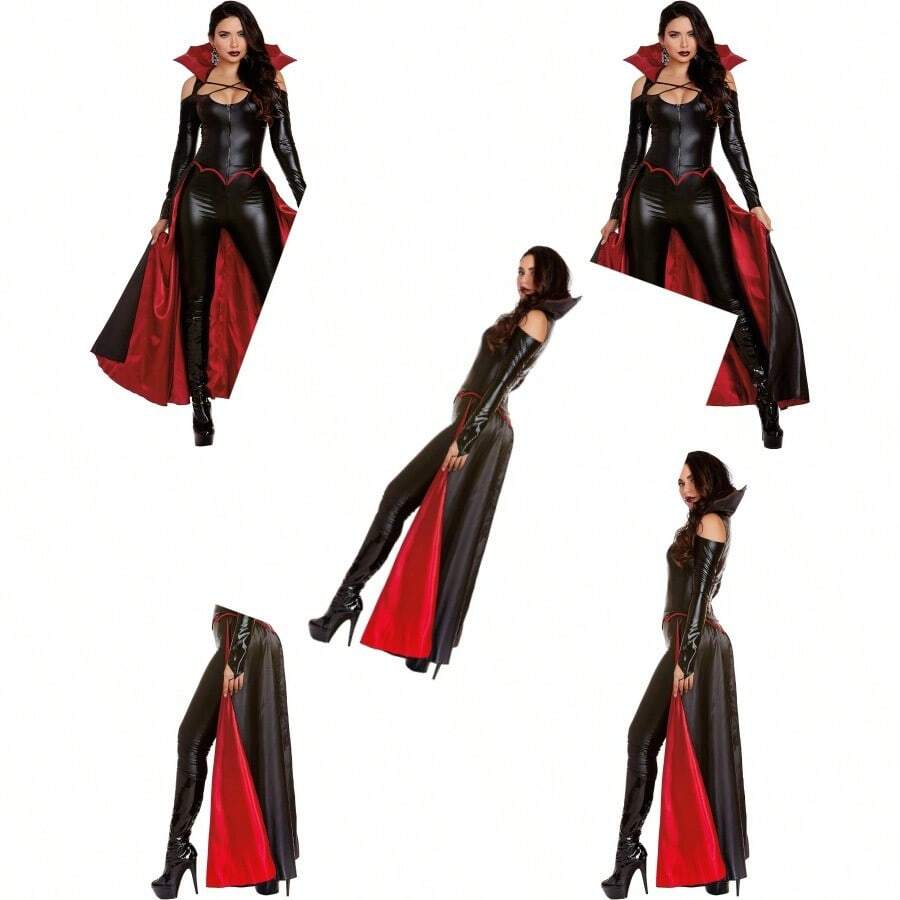 Adult Vampire Costume For Women Modern Gothic Female Vampire Princess ...
