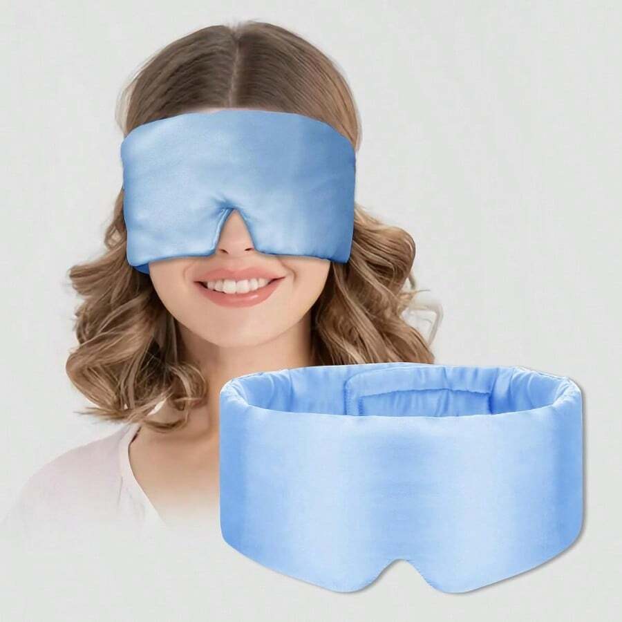 QIYUE 100% Mulberry Silk Sleep Mask Eye Mask For Man And Woman With ...