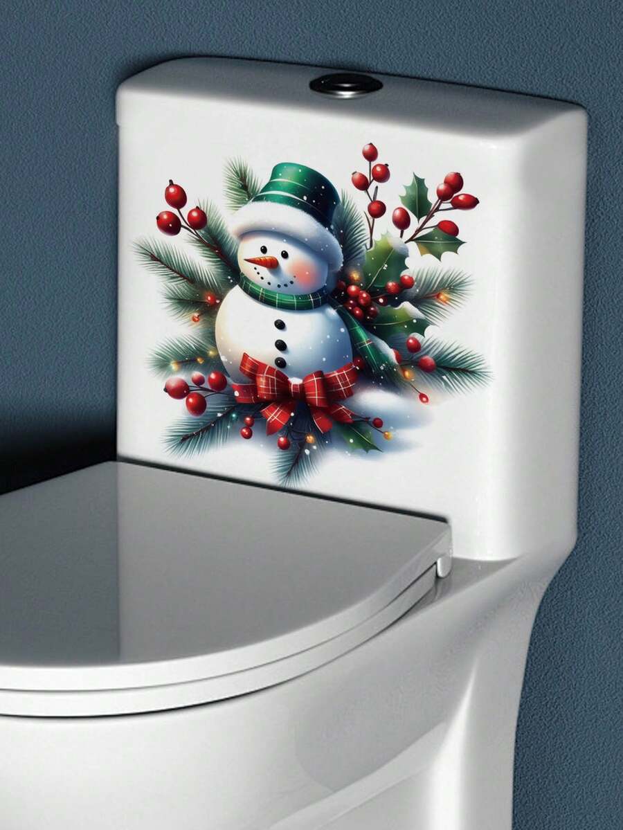 1pc Small Size PVC Removable Wall Sticker, Classic Christmas Series ...