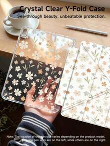 Funda para tableta con hermosas flores de otoño compatible con iPad de ...