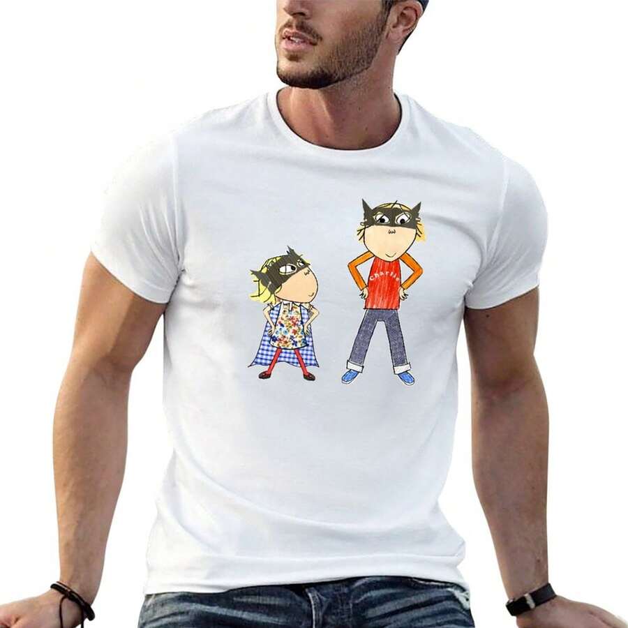 Charlie And Lola T-Shirt T Shirts For Man Pack White T Shirt ...